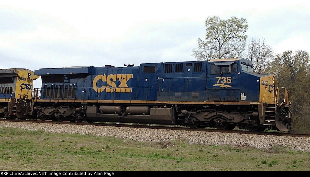 CSX ES44AC-H 735
